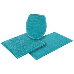 OTTO home Badematte &raquo;Vanessa, Badvorleger, Badezimmer Teppich&laquo; H&ouml;he 10 mm rutschhemmend beschichtet fu&szlig;bodenheizungsgeeignet schnell trocknend 