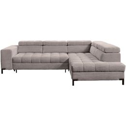 exxpo - sofa fashion Ecksofa &raquo;Bocco, hochwertige Verarbeitung, toller Sitzkomfort, bequem, L-Form&laquo; wahlweise mit Bettfunktion u. Bettkasten, inkl. 