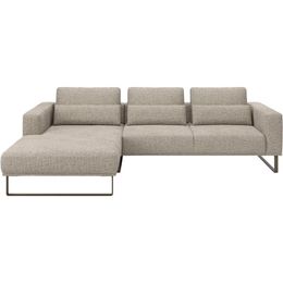 Musterring Ecksofa &raquo;JUSTB! PM100, stilvoller Lounge-Komfort von &laquo; Kollektion Bettina Zimmermann, optionaler Sitzvorzug & Fu&szlig;-Auswahl beige 92% Polyester, 8% 