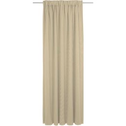 Adam Vorhang &raquo;Uni Collection light&laquo; Multifunktionsband 1 Stk. tlg. aus 100% Bio-Baumwolle beige Baumwolle (Bio-Baumwolle) 255cm, Multifunktionsband, 142cm