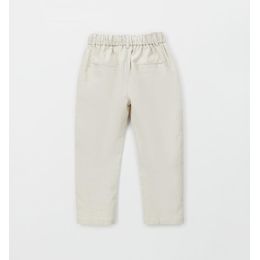 sarabanda M&auml;dchen Outdoorhose "BABY BOY TROUSERS", beige, Gr. 122, 55% Leinen, 43% Baumwolle, 2% Elasthan, Hosen