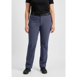 Maier Sports Damen Outdoorhose "DA-HOSE LINING EL. LULAKA WINTER", blau, Gr. 23, Obermaterial: 90% Polyamid, 10% Elasthan, Hosen, mit vier