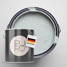 A.S. Cr&eacute;ation Wandfarbe &raquo;Premium Innenwandfarbe PURO Tuchmatt bluish petrol&laquo; ideal f&uuml;r Wohnzimmer, Schlafzimmer, Flur und K&uuml;che, Farbwelt Blau 2,5 l 2,5ml