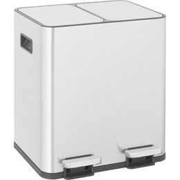 OTTO home M&uuml;lleimer &raquo;Garrin, Soft Close, m. 2 F&auml;chern, Fassungsverm&ouml;gen 2x15 L bzw. 2x30 L&laquo; 2 Beh&auml;lter M&uuml;lltrennsystem mit 2 separaten Innenbeh&auml;ltern 