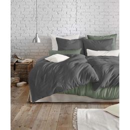 Fleuresse Bettw&auml;sche &raquo;Provence in Gr. 135x200, 155x220 oder 200x200 cm&laquo; 3 Stk. Halbleinen, 50% Baumwolle, 50% Leinen, Gr. 135x200, 155x220, 200x200cm 