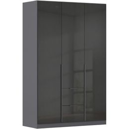 OTTO home Dreht&uuml;renschrank &raquo;Kleiderschrank Schrank Garderobe AGORDO mit Dekor- oder Hochglanzfront&laquo; in zwei Griff-Farben, Breite 136 cm, mit 