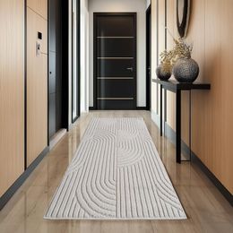 Ayyildiz Teppiche Teppich &raquo;HELIX 2201 , auch als L&auml;ufer und Rund erh&auml;ltlich&laquo; rechteckig 7 mm H&ouml;he 3D-Effekt durch Cut-Loop-Webtechnik, Woll-Optik, Boucl&eacute;, Wohnzimmer 