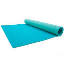 PRIMAflor-Ideen in Textil L&auml;ufer &raquo;PODIUM&laquo; rechteckig 2,6 mm H&ouml;he Breite 100 cm, robuster Nadelfilz, Uni-Farben blau Polypropylen (PP) B : 100cm 1 Stk.
