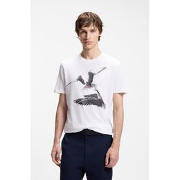 Hugo Herren Hugo T-Shirt &raquo;Dirunn&laquo; Reine Baumwolle, Rundhalsausschnitt, Regular Fit XXL