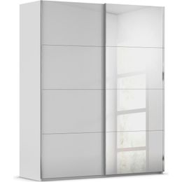 Rauch Schwebet&uuml;renschrank &raquo;Kleiderschrank Schrank Garderobe Schlafzimmerschrank SCALE-FYRA&laquo; edle viergeteilte T&uuml;ren Spiegel/Glas-Mix viele Farben MADE