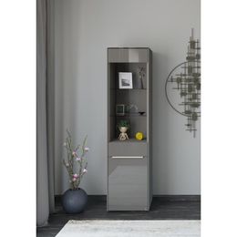 set one by Musterring Standvitrine &raquo;Reno&laquo; 1 Stk. tlg. Mit Gleitern und in verschiedenen Farben erh&auml;ltlich grau Glas, Holzwerkstoff anthrazitmatt lack,