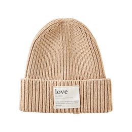 bonprix Damen bonprix Strickm&uuml;tze &raquo;M&uuml;tze&laquo; aus Viskose, Polyester und Polyamid, modischer Stil braun Einheitsgr&ouml;&szlig;e