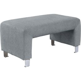 exxpo - sofa fashion Polsterhocker &raquo;Intenso, Hocker, modern&laquo; hohe Bodenfreiheit, frei im Raum stellbar, hoher Sitzkomfort grau Zusammensetzung: 95%PES