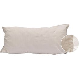 Primera Kissenbez&uuml;ge &raquo;Kissenbez&uuml;ge &raquo;Stone Washed&laquo;, (2 St&uuml;ck)&laquo; mit Stone-Washed Optik beige Renforc&eacute;, Obermaterial: 100% Baumwolle B/L: 40cm x 80cm, 2 Stk., 