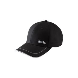 BOSS Green Herren BOSS Green Baseball Cap &raquo;Cap-1&laquo; mit BOSS Logostickerei schwarz Einheitsgr&ouml;&szlig;e