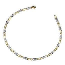 Firetti Damen Armband "Schmuck Geschenk Gold 333 Armschmuck Armkette 2-farbig bicolor", 19, Gelbgold 333, gold, Gelbgold 333, Armb&auml;nder, Made in