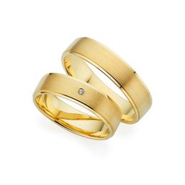 Phoenix Ph&ouml;nix Unisex Trauring &raquo;Schmuck Geschenk Gold 333 Trauring Ehering LIEBE versch. Varianten&laquo; Made in Germany, wahlweise mit oder ohne Brillant gold 50,