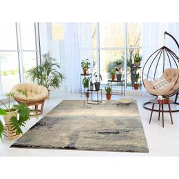OCI DIE TEPPICHMARKE Teppich &raquo;PHENOM MARBELLA&laquo; rechteckig 10 mm H&ouml;he handgekn&uuml;pfter Designer Teppich Naturfaser Kurzflor grau Obermaterial: 60% 