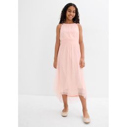 bonprix Kinder bonprix Midikleid festlicher Stil, mit Pailletten, &auml;rmellos, Regular Fit, aus Polyester 146, N-Gr