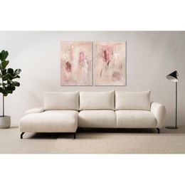 OTTO home Ecksofa &raquo;KELLIE, L-Form, 315 cm, verstellbare Armlehne, Metallf&uuml;&szlig;e,&laquo; wahlweise Recamiere links o. rechts, Chenille-Stoff, hoher Sitzkomfort 