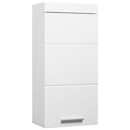 Welltime H&auml;ngeschrank &raquo;Avena&laquo; Badschrank mit 1 T&uuml;r & 1 Boden - (B/T/H) 37/23/77 cm wei&szlig; wei&szlig;matt, B/H/T: 37cm x 77cm x 23cm, T&uuml;ren: 1 Stk.