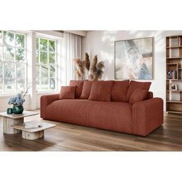 Home Affaire Big-Sofa &raquo;LAKESIDE klein 3-Sitzer Schlafsofa mit Bettkasten, Breite 238 cm&laquo; Liegefl&auml;che 149x195 cm, hoher Sitzkomfort, Ma&szlig;e B/T/H: 238/98
