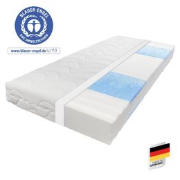 Beco Kaltschaummatratze &raquo;Blue Vision, Matratze in 90x200 und vielen weiteren Gr&ouml;&szlig;en erh&auml;ltlich!&laquo; 18 cm hoch Raumgewicht: 35 kg/m&sup3; 1 Stk. tlg. Blauer Engel-