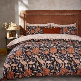 WILLIAM MORRIS AT HOME Wendebettw&auml;sche &raquo;Wild Tulip, aus Baumwoll Satin,&laquo; 3 tlg. mit floralem Muster, 200x200cm bunt Satin, Obermaterial: 100% 