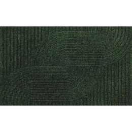 wash+dry by Kleen-Tex Fu&szlig;matte &raquo;Loop midnight green&laquo; rechteckig 8 mm H&ouml;he gr&uuml;n Obermaterial: 50% Polyester, 50% Polypropylen B : 45cm 1 Stk., 8mm, L: 