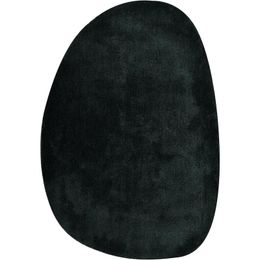 Tom Tailor HOME Hochflor-Teppich &raquo;Shaggy Teppich Cozy&laquo; oval 25 mm H&ouml;he Uni Farben, auch in Pastell Farben, weich & kuschelig, organische Form gr&uuml;n 