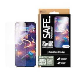 SAFE by PanzerGlass Displayschutzglas &raquo;Matte for Gaming Screen Protection&laquo; f&uuml;r Apple iPhone 16 Pro Max Displayschutzfolie, Schutzfolie, 