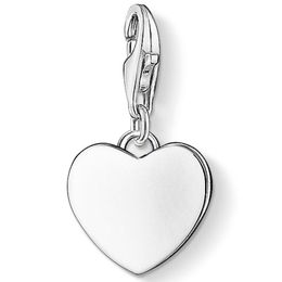 Thomas Sabo Damen Thomas Sabo Charm-Einh&auml;nger &raquo;Herz&laquo; silber Einheitsgr&ouml;&szlig;e