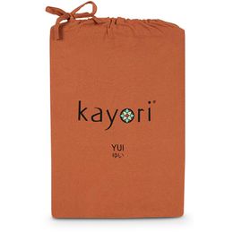 Kayori Spannbettlaken &raquo;Nagano&laquo; 100% Baumwolle-Flanell braun Flanell, Obermaterial: 100% Baumwolle B/L: 90cm x 200cm, 1 Stk., Flanell, 80-90x200 12cm
