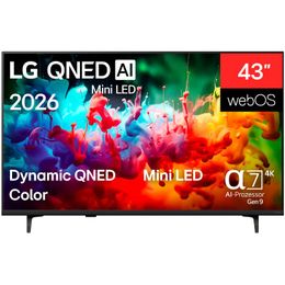 LG QNED-Fernseher &raquo;43QNED71B6B&laquo; 108 cm/43 &prime;&prime; Smart-TV 4K Super Upscaling und Dynamic Tone Mapping sorgen f&uuml;r optimierte Bilddarstellung sowie AI Sound