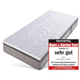 Beco Topper &raquo;Micro Medium Komfort, Komfortschaum, besonders langlebig, RG 35&laquo; Topper in 90x200 cm und weiteren Gr&ouml;&szlig;en, punktelastischer Topper wei&szlig; 