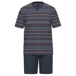 Ammann Herren Schlafanzug "Schlafanzug kurz Men / Nightwear", Gr. 60, blau, Obermaterial: 100% Baumwolle CO., Homewear-Sets