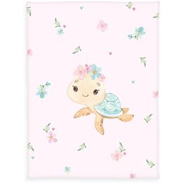 Baby Best Babydecke mit liebevollem Motiv bunt Polyester B/L: 75cm x 100cm