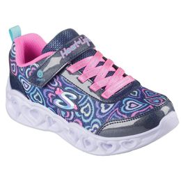 Skechers M&auml;dchen Sneaker &raquo;HEART LIGHTS&laquo; Blinkschuh mit Herz-Laufsohle, Gr&ouml;&szlig;enschablone zum Download bunt 30