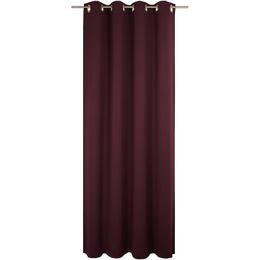 WIRTH Vorhang &raquo;Newbury&laquo; &Ouml;sen 1 Stk. tlg. nach Ma&szlig; lila Baumwolle, Polyester 265cm, &Ouml;sen, 130cm