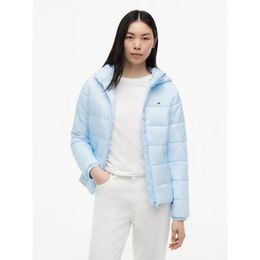Tommy Jeans Damen Steppjacke &raquo;TJW SLIM LW HOODED PADDED JACKET&laquo; mit Kapuze Steppware, slim fit, mit Kapuze blau S (36/38)