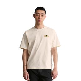 Marc O'Polo Marc O'polo Denim Herren Marc O'Polo DENIM T-Shirt relaxed mit gro&szlig;em R&uuml;ckenprint beige XXL