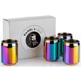 Becher &raquo;Can&laquo; 350 ml, 4-teilig bunt Edelstahl 350ml, 4 Stk.