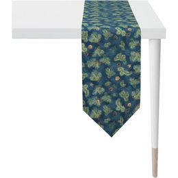Apelt Tischband &raquo;9530 WINTERWELT, Weihnachtsdeko, Weihnachten&laquo; Digitaldruck bunt Baumwolle B/L: 25cm x 175cm, 1 Stk., sechseckig
