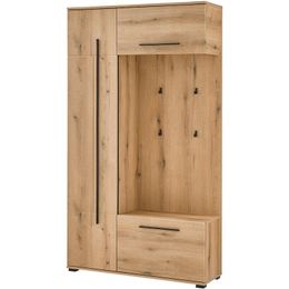 Home Affaire Kompaktgarderobe &raquo;Cantara Flurgarderobe, modern, 2 Farben, 111 cm breit&laquo; vielseitig einsetzbar, unterschiedliche Stauraumm&ouml;glichkeiten 