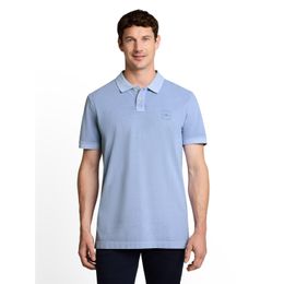 Tom Tailor Herren Poloshirt, blau, Gr. XXXL, unifarben, Piqu&eacute;, Obermaterial: 100% Baumwolle, Shirts, Sommershirt mit kleinem Logo-Print