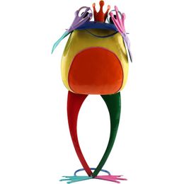 AM Design Dekofigur &raquo;bunter Frosch aus Metall&laquo; handgefertigte Osterdekoration bunt Metall B/H/T: 10cm x 36,5cm x 36,5cm