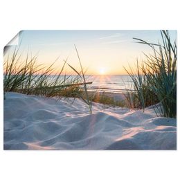 Artland Wandbild &raquo;Ostseestrand&laquo; Strand 1 Stk. tlg. als Alubild, Leinwandbild, Poster in verschied. Gr&ouml;&szlig;en beige B/H/T: 70cm x 50cm, Poster Strand Querformat, 