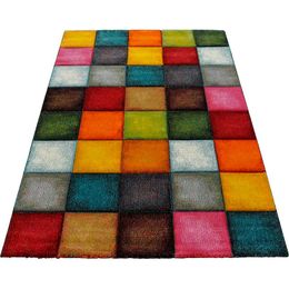 MERINOS Teppich &raquo;Belis 22605&laquo; rechteckig 18 mm H&ouml;he Wohnzimmer, moderner farbenfroher Kurzflorteppich bunt Polypropylen (PP) B : 200cm 1 Stk., 18mm, L
