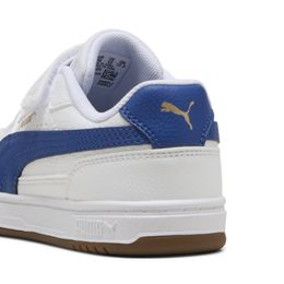 Puma M&auml;dchen Sneaker "Caven III Sneakers Kinder", Gr. 34wei&szlig; clyde royal gum blau beige, Obermaterial: Synthetik, Textil. Futter: Textil. Innensohle: