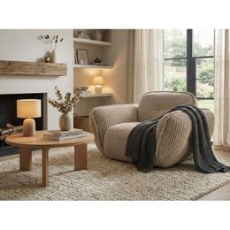 Trendmanufaktur Sessel &raquo;Be Fluffy, mit Rundumbezug, moderner breiter Kedernaht&laquo; mit softem Sitzkomfort, in hochwertigem Breitcord mit weicher Haptik 